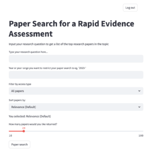 Transforming Rapid Evidence Assessments with Artificial Intelligence ...